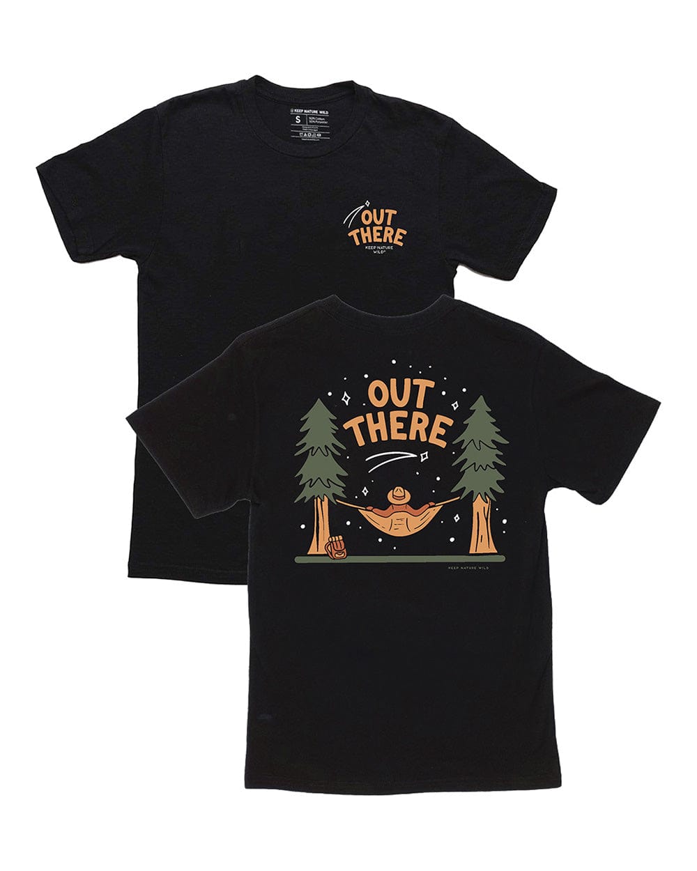Out There Unisex Tee Black | Keep Nature Wild