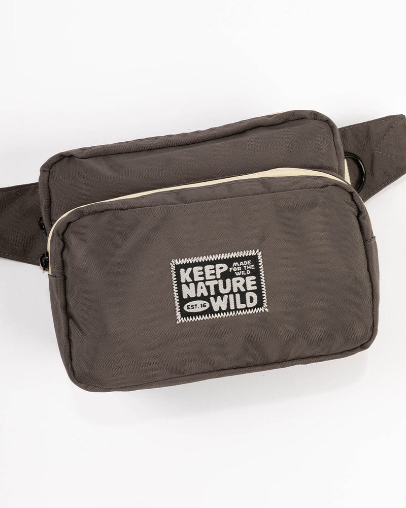 KNW Fanny Pack Coal/Cream | Keep Nature Wild