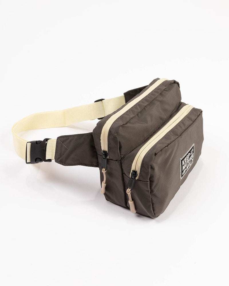 KNW Fanny Pack Coal/Cream | Keep Nature Wild
