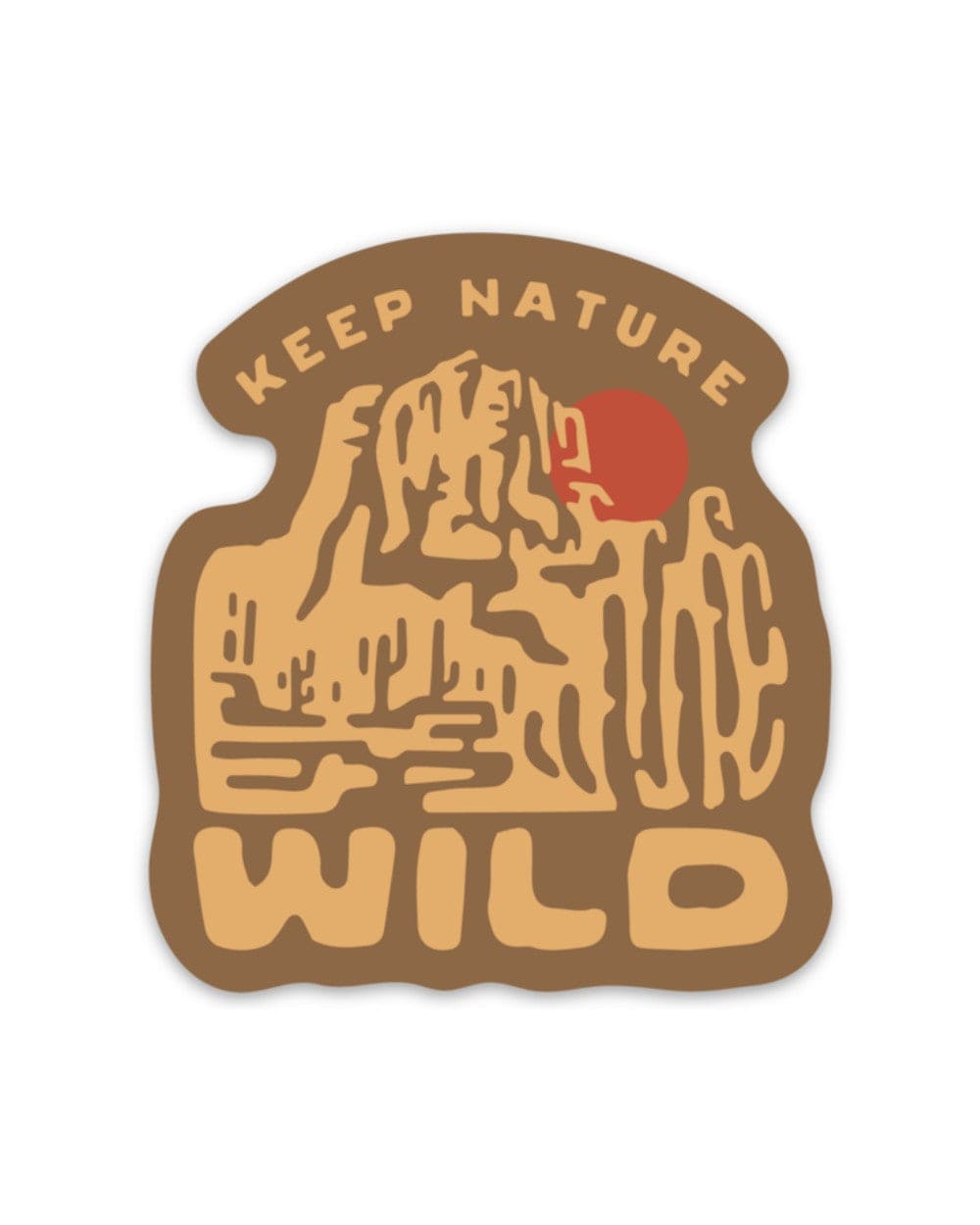 Wild Mesa Sticker | Keep Nature Wild
