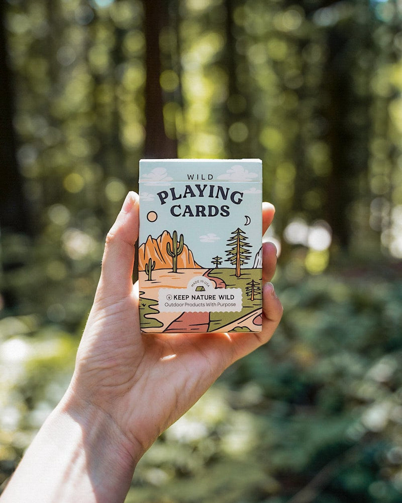 Sustainable Forest Paper National Park Playing Cards | Keep Nature Wild