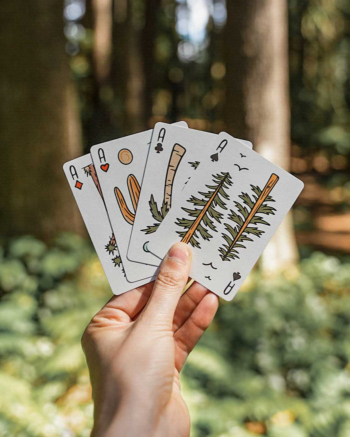 Sustainable Forest Paper National Park Playing Cards | Keep Nature Wild