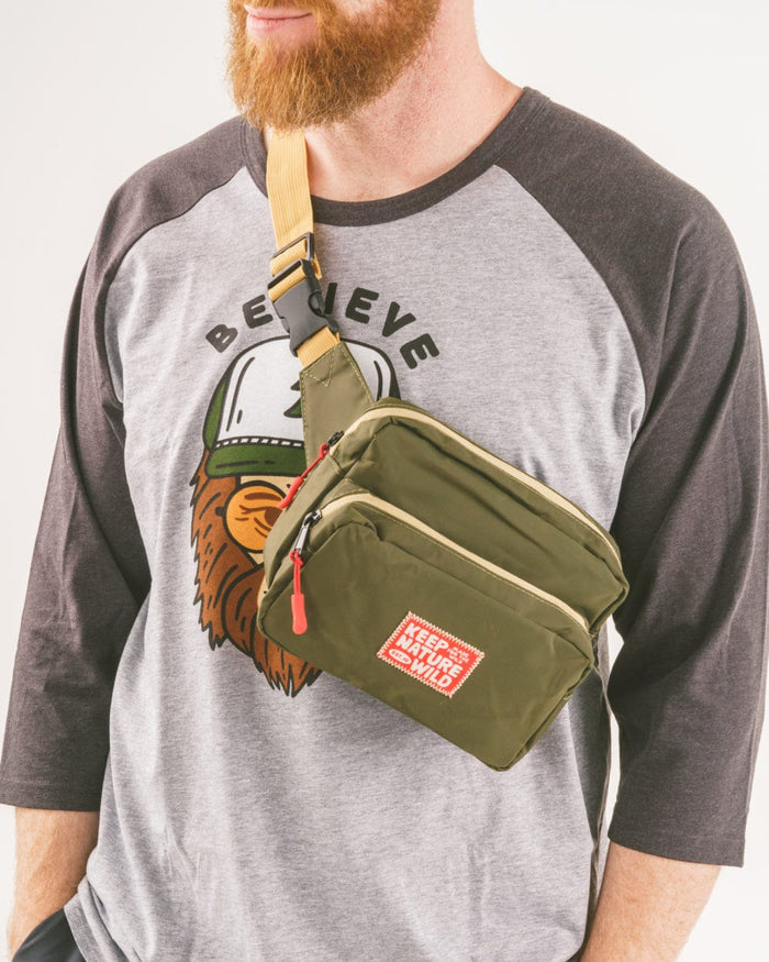 Olive/Khaki Adventure Fanny Pack | Keep Nature Wild
