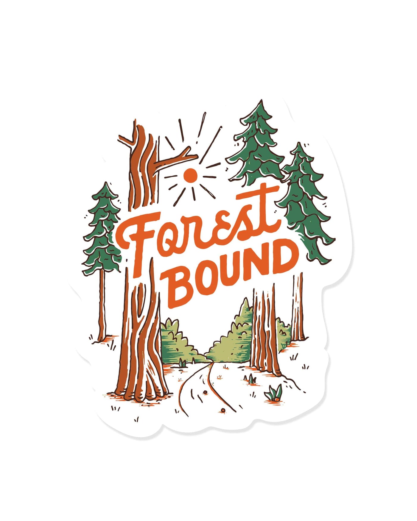Forest Bound Outdoor Sticker | Keep Nature Wild