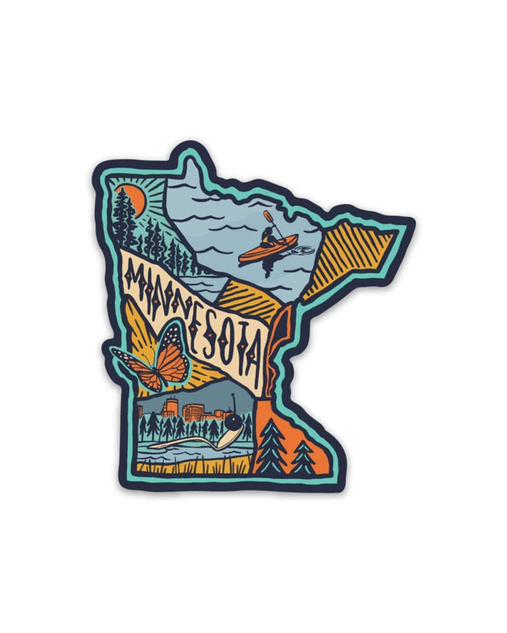 Minnesota Love | Sticker | Keep Nature Wild
