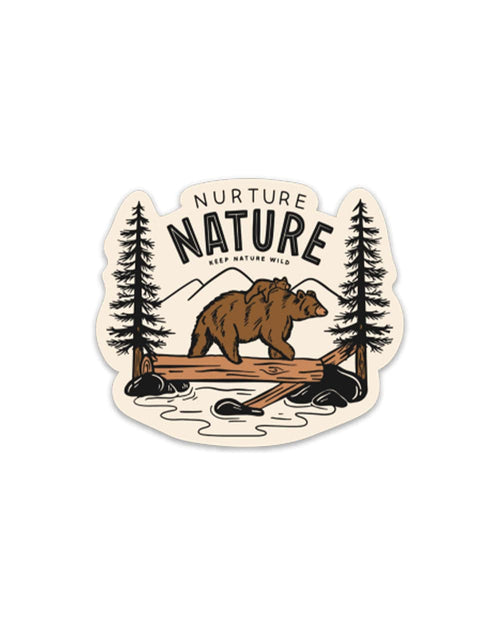 Nurture Nature Sticker