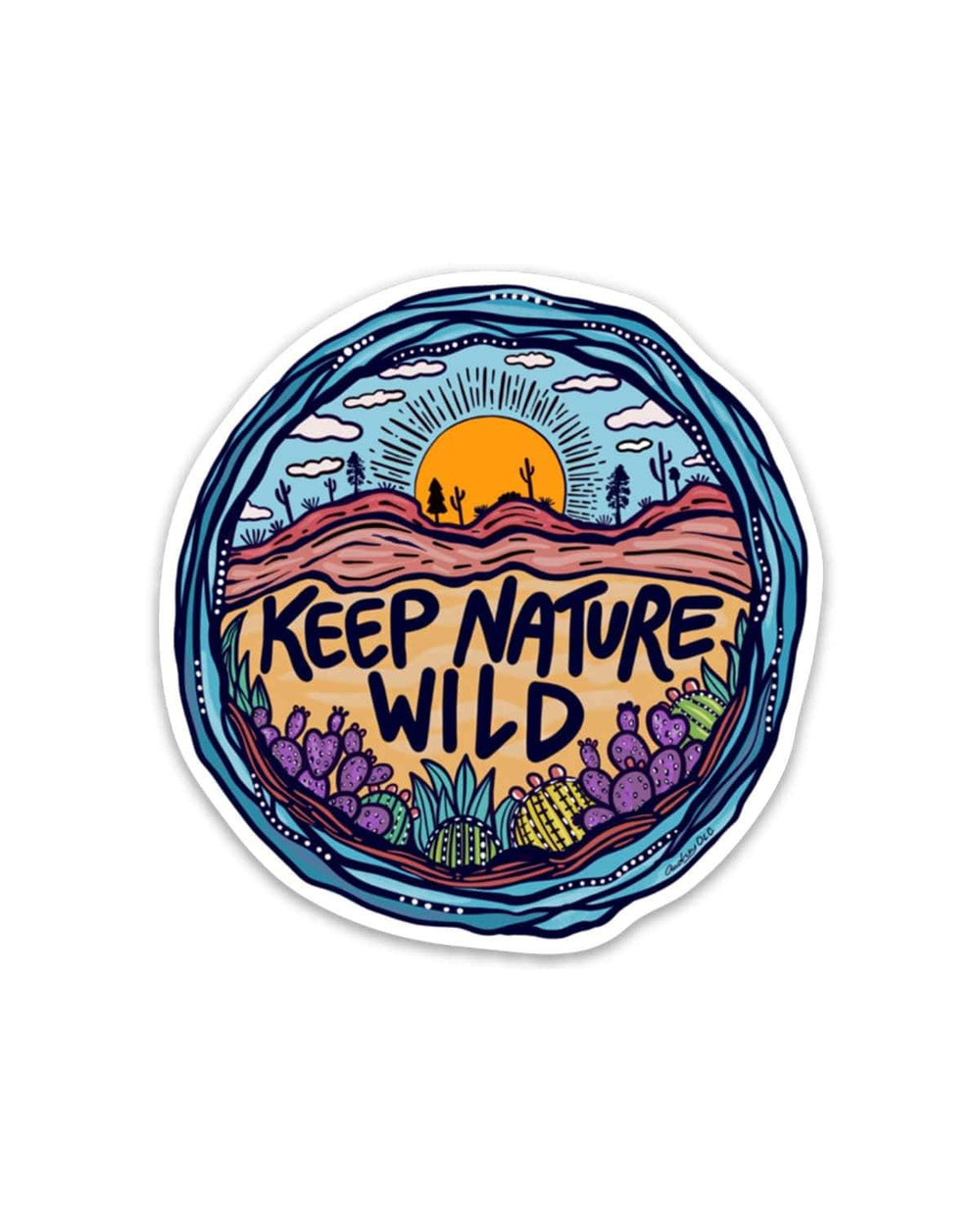 Wild Earth | Sticker | Keep Nature Wild