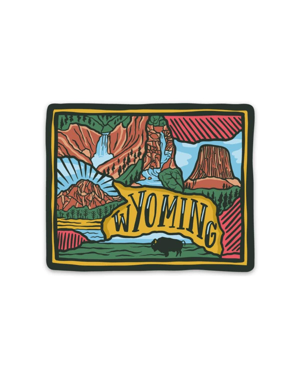 Wyoming Love | Sticker | Keep Nature Wild