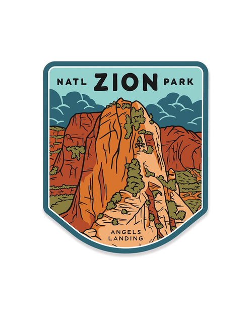 Zion Angels Landing Sticker | Keep Nature Wild